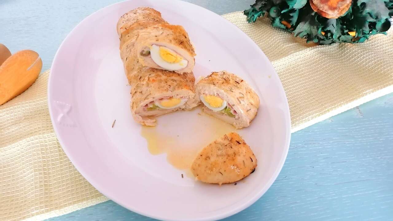 Rotolo Di Pollo Farcito, Un Secondo Facile E Ricco - Il Ricettario Di Cris